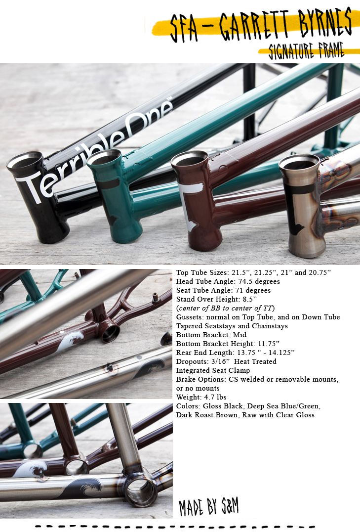 Terrible One BMX — Frames